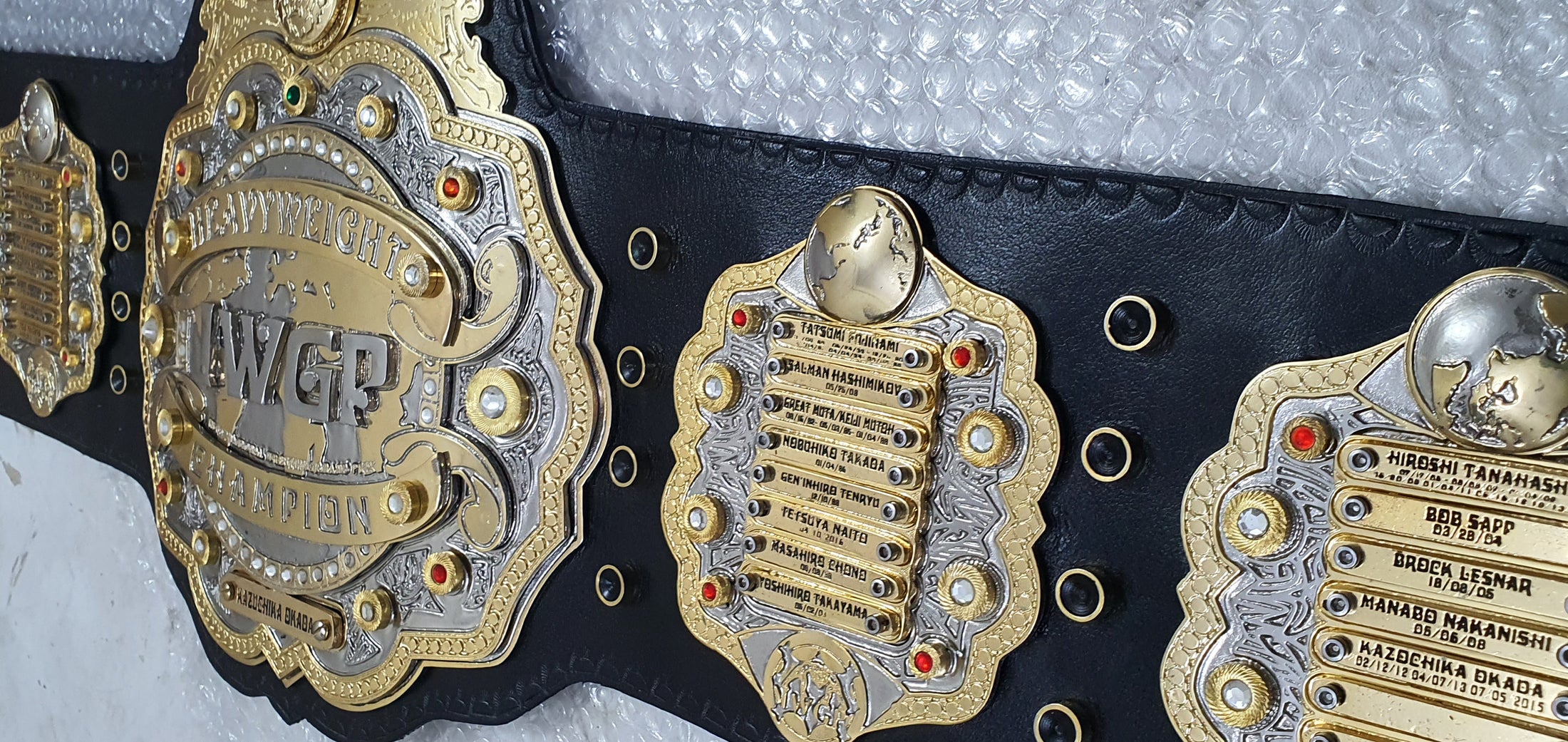 New Japan Pro Wrestling IWGP World Heavy Championship Belt – Champions ...